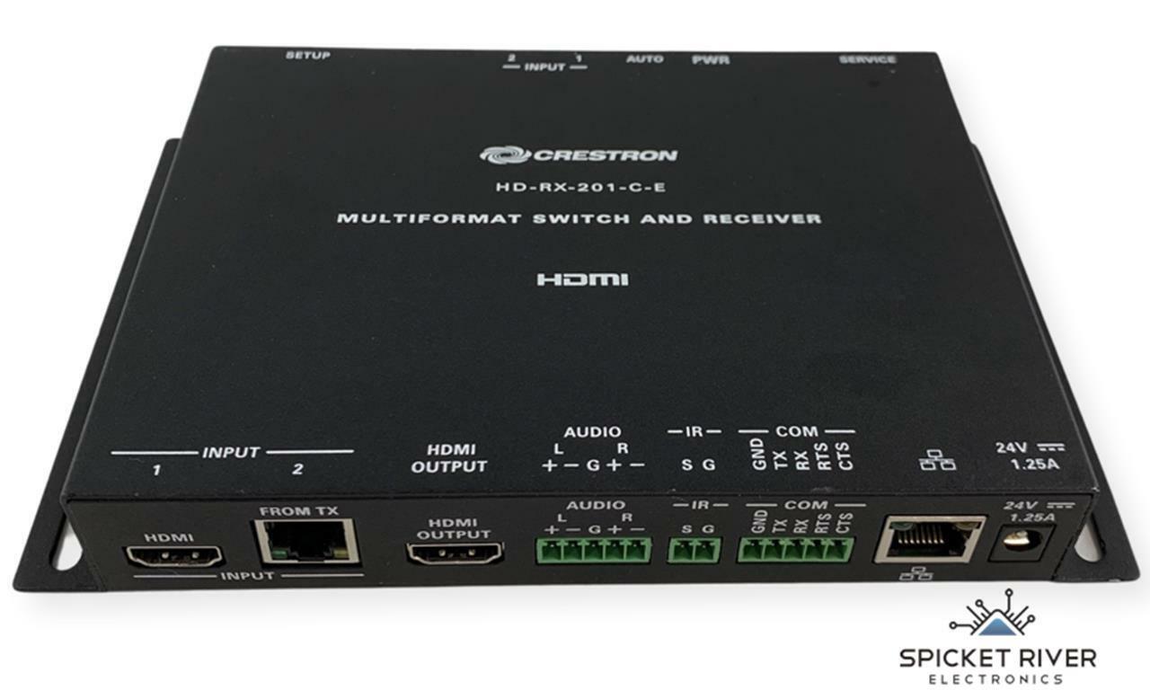 Crestron HD-RX-201-C-E HDMI CATx Multiformat Switch and Receiver – Spicket River Electronics