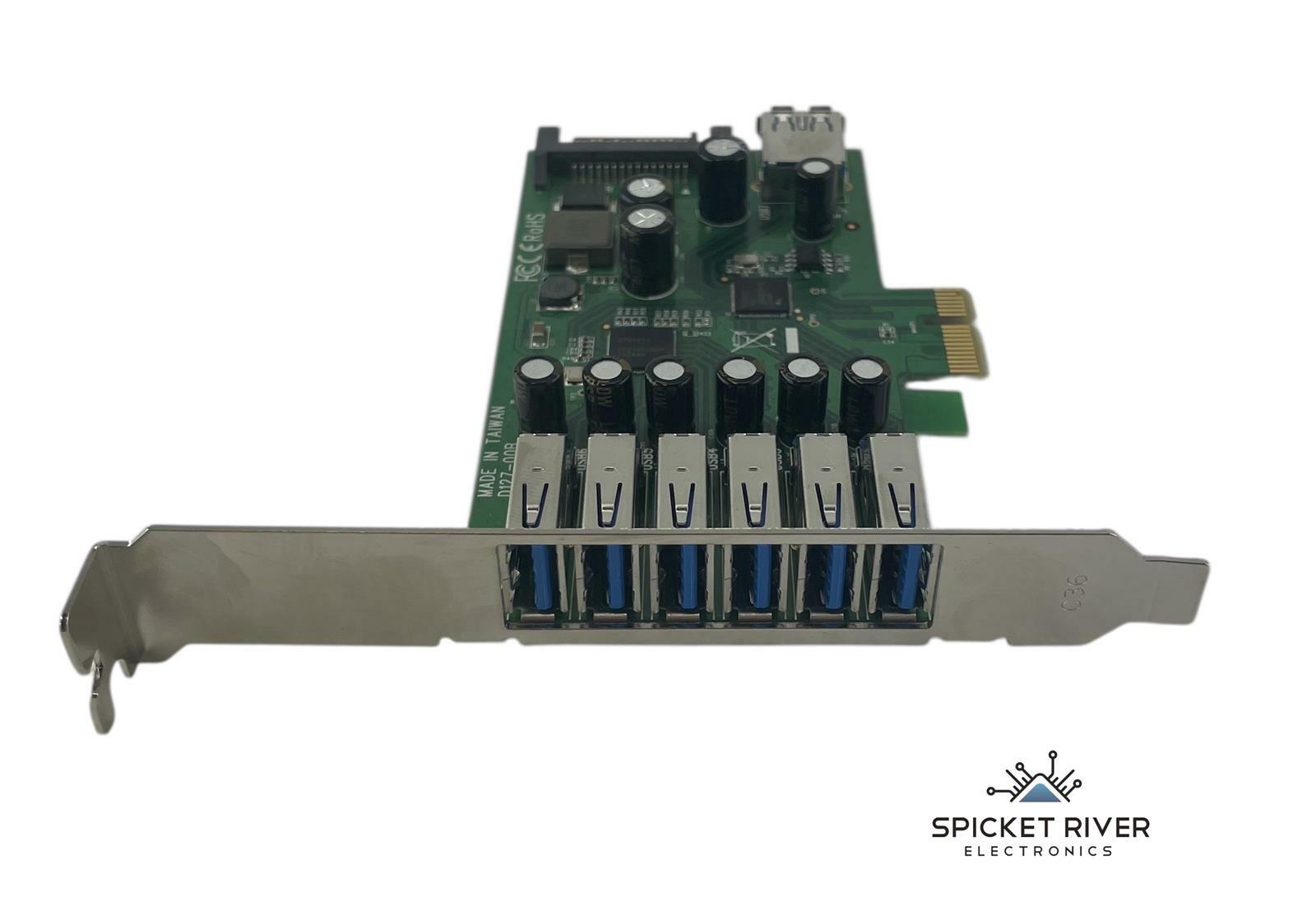 StarTech PEXUSB3S7 7-Port USB 3.0 SuperSpeed PCIe Adapter Card ...