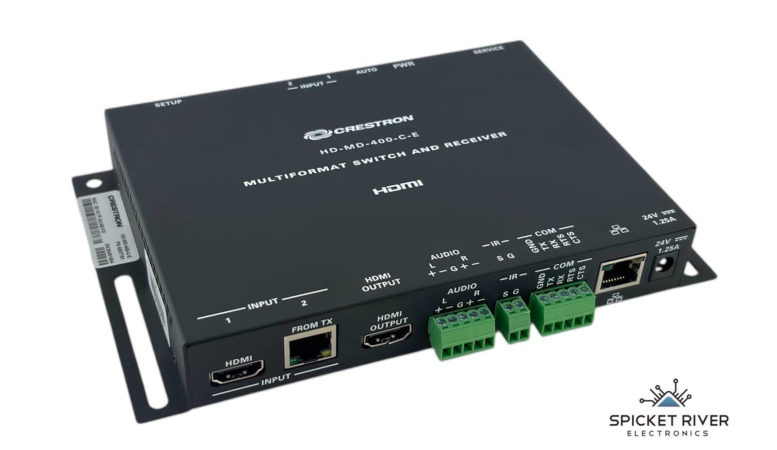 Crestron HD-MD-400-C-E Multiformat Switcher Receiver - Receiver Only 6 ...