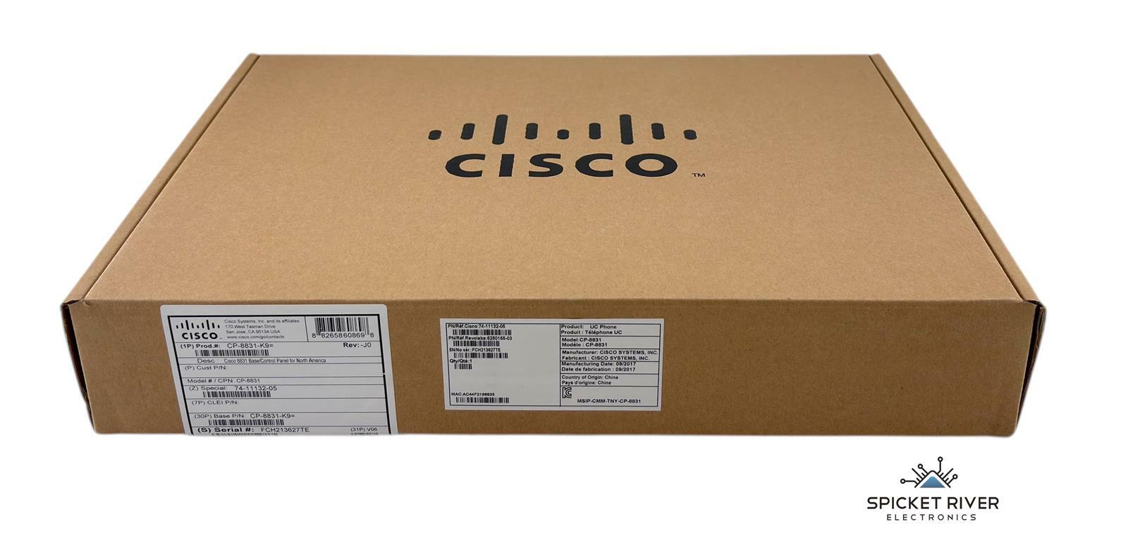 NEW - Cisco CP-8831 V06 IP Conference Phone Base & Control Panel ...