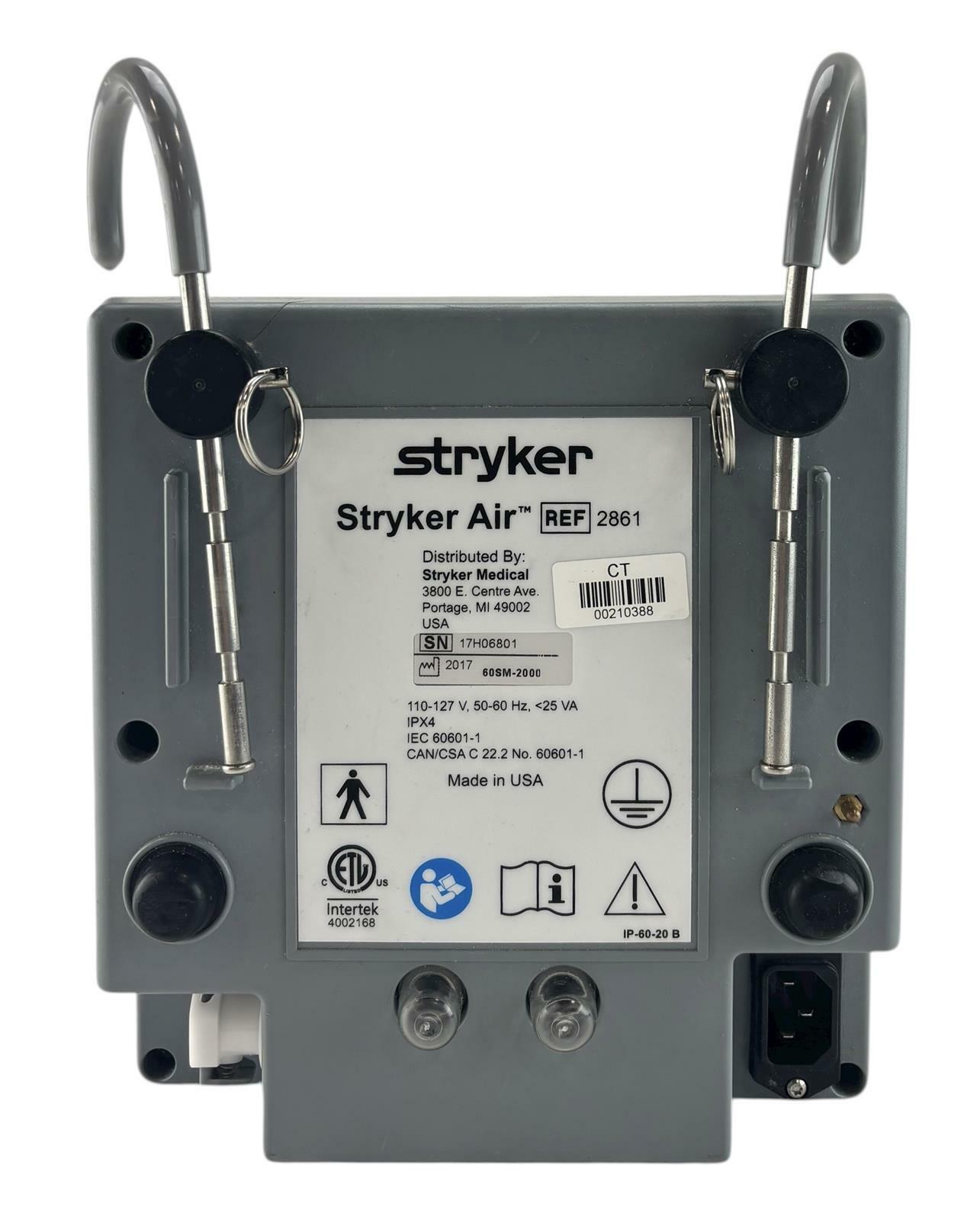 Stryker Air 2861 Air Loss IsoGel SPR Plus Therapy Pump 60SM-2000 – Spicket River Electronics