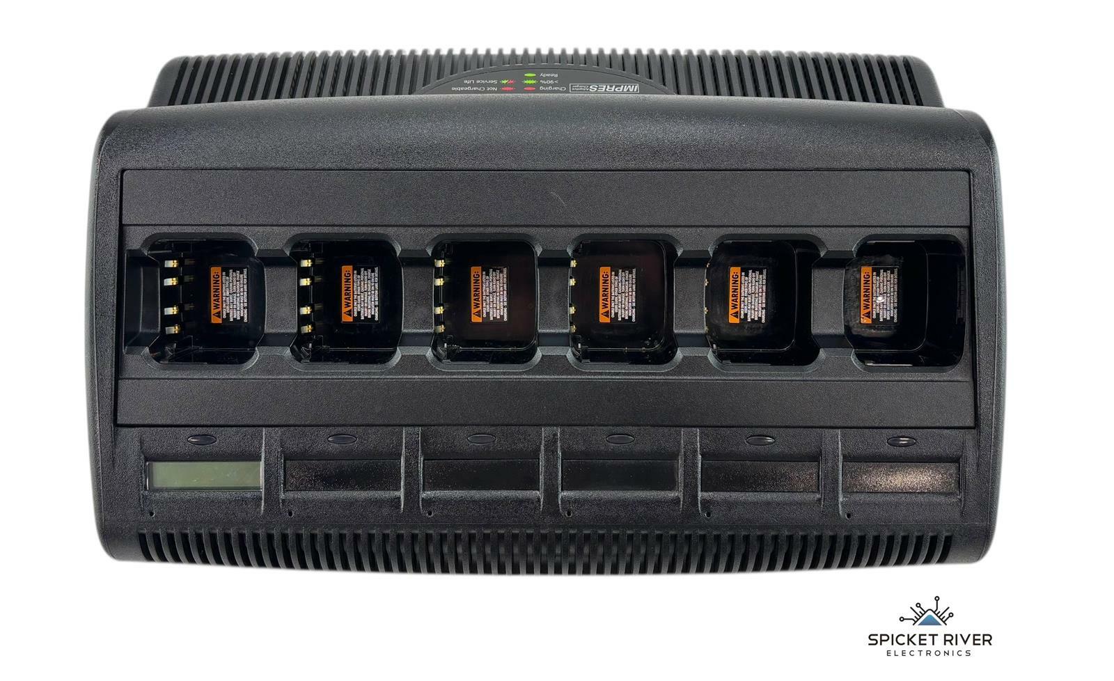 Motorola Impress WPLN4211B 6-Bay Radio Charger w/ Single LCD - No Powe ...