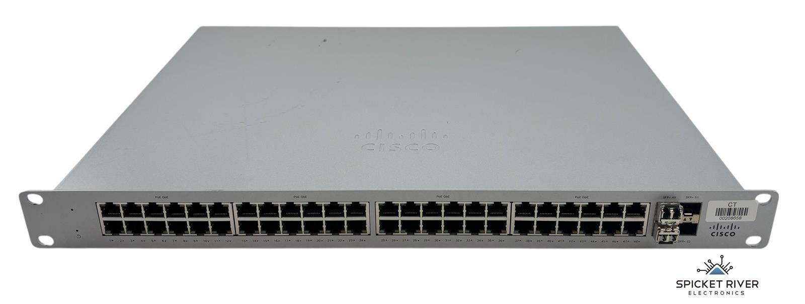 Cisco Meraki MS125-48FP 48-Port PoE Managed Ethernet Network Switch ...